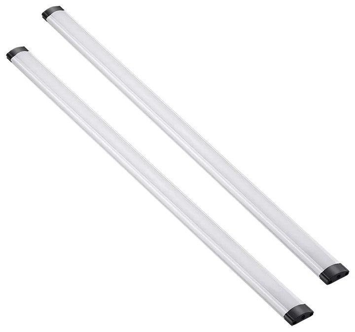 Solight LED dotykové podlinkové a nábytkové svítidlo stmívatelné, 2x 5W, 4100K, 2x 50cm