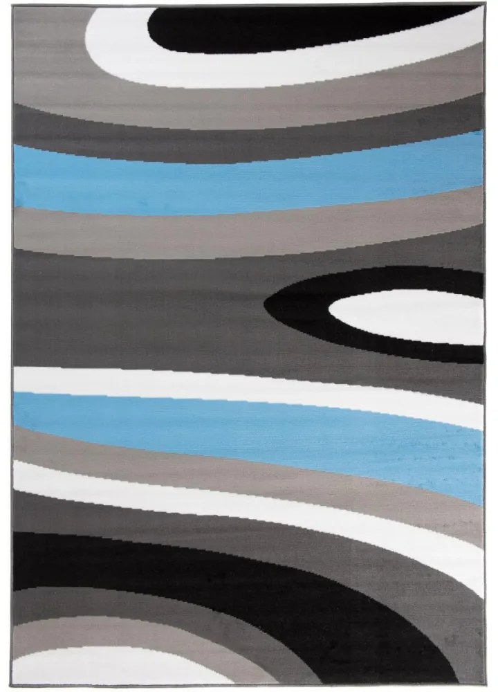 Kusový koberec PP Mark modrý 130x190cm