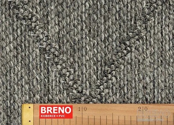 Breno Kusový koberec PATARA 4955 Grey, 120x170 cm, Šedá
