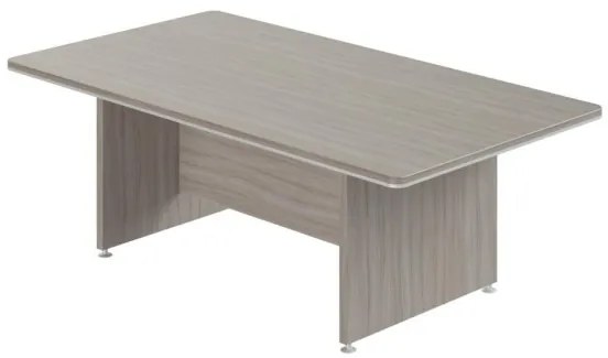 Jednací stůl WELS, 2200 x 1200 mm, dub šedý
