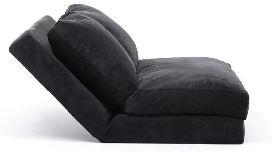 Designová rozkládací pohovka Wandella 120 cm černá