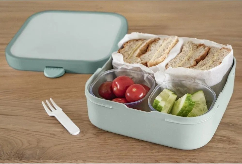 Bílý/růžový plastový dětský svačinový box Fairy Wonders – Mepal