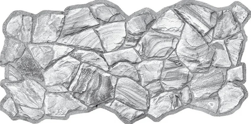 Obkladový 3D PVC panel 98 x 48 cm - Sandstone Graphite