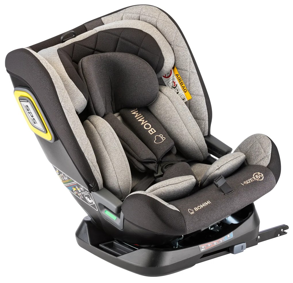 Bomimi IDEAfix I-SIZE 360° 40-150 autosedačka, metalic melange