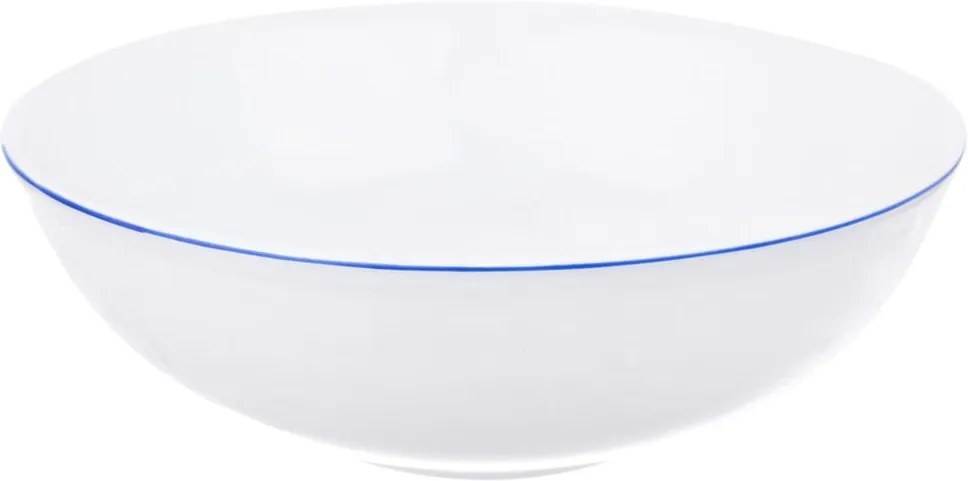 Bílá porcelánová miska Orion Blue Line, ⌀ 17 cm