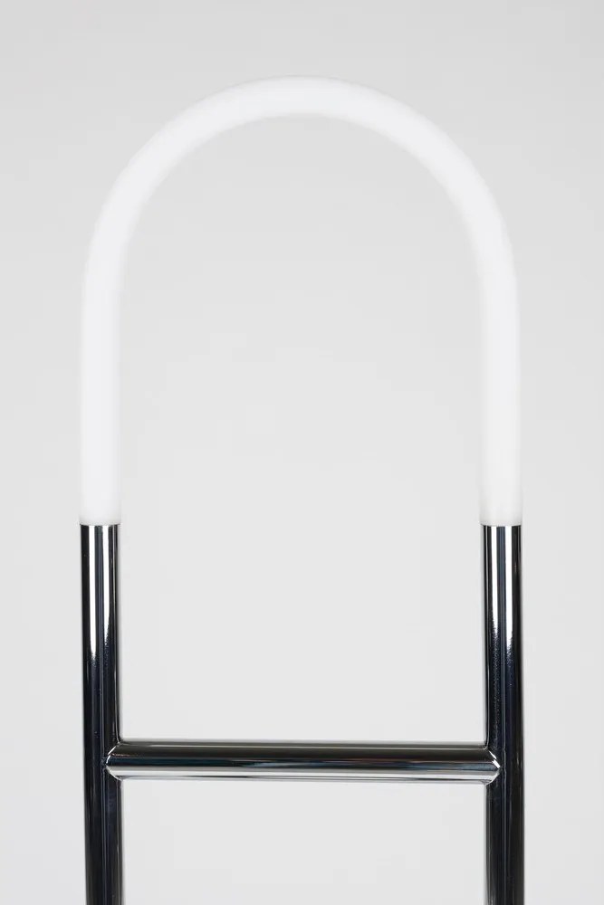 LED stmívatelná stojací lampa ve stříbrné barvě (výška 135 cm) Arch – Zuiver