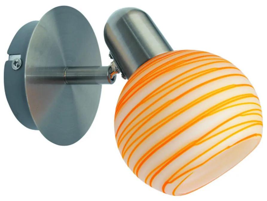 Rábalux 6345 Nástěnné Lampy AUREL satinovaný chrom kov 1xE14 max. 40W IP20