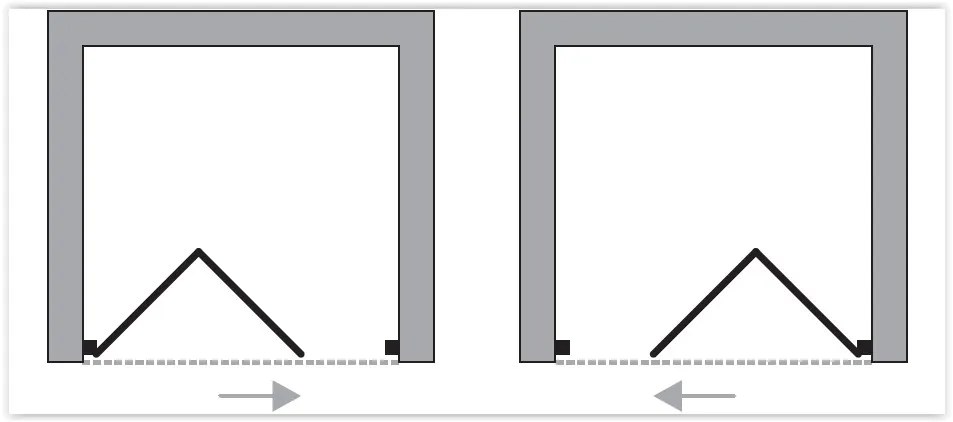 FORTE Sprchová zástěna DOMINO BARVA rámu - Bílá, Rozměr A - 100 cm, Rozměr C - 185 cm, Směr zavírání - Univerzální Levé / Pravé, Výplň - Polystyrol 2,2 mm (acrilico) BSDOM10P