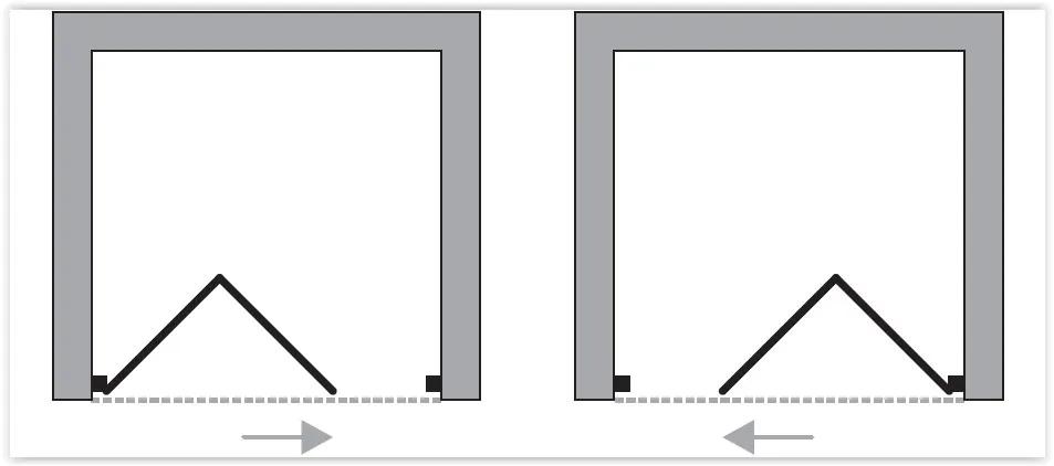 FORTE Sprchová zástěna DOMINO BARVA rámu - Bílá, Rozměr A - 80 cm, Rozměr C - 185 cm, Směr zavírání - Univerzální Levé / Pravé, Výplň - Polystyrol 2,2 mm (acrilico) BSDOM83P