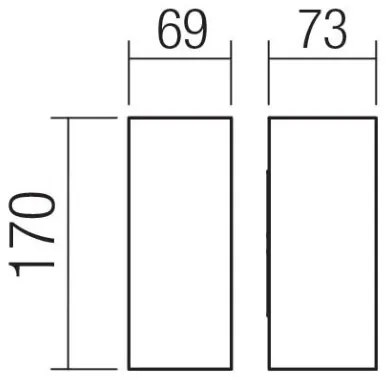 Redo 90635 - LED Venkovní svítidlo SONNY 2xLED/5W/230V 2200/3000/4000K IP54 bílá
