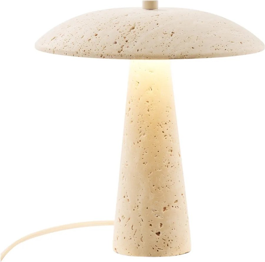 Béžová kamenná LED stolní lampa (výška 25,5 cm) Consett – House Nordic