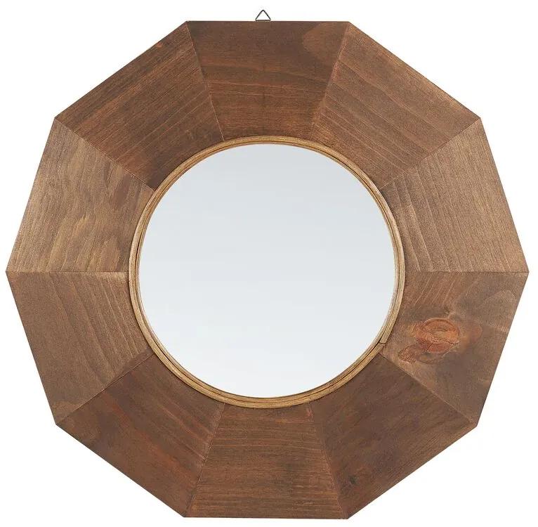 Nástěnné zrcadlo Asuncion (hnědá). 1077714