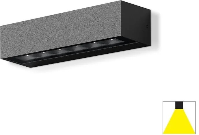 LED2 5131874 LED2 Nástěnné venkovní svítidlo BENO II 1, A 6W 2200K / 2700K / 3000K / 4000K antracit - LED2 Lighting