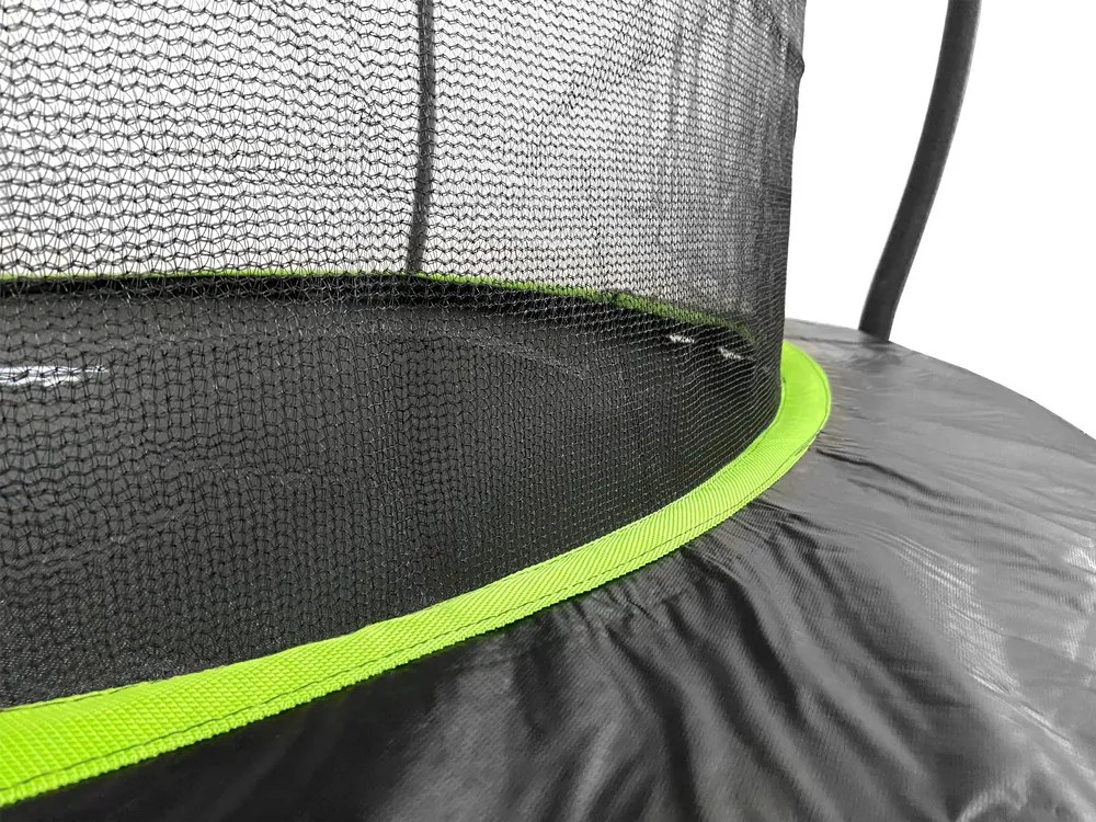 Trampolína LEAN Sport Max 426 cm černo-zelená
