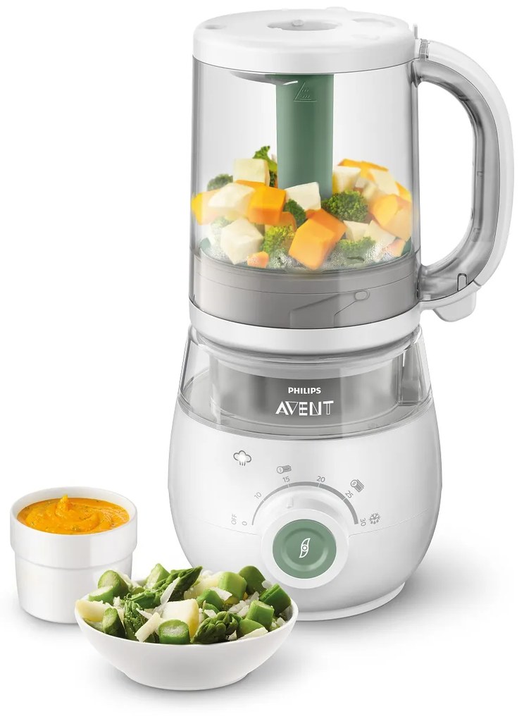 Philips AVENT Parní hrnec s mixérem 4v1 SCF885/01