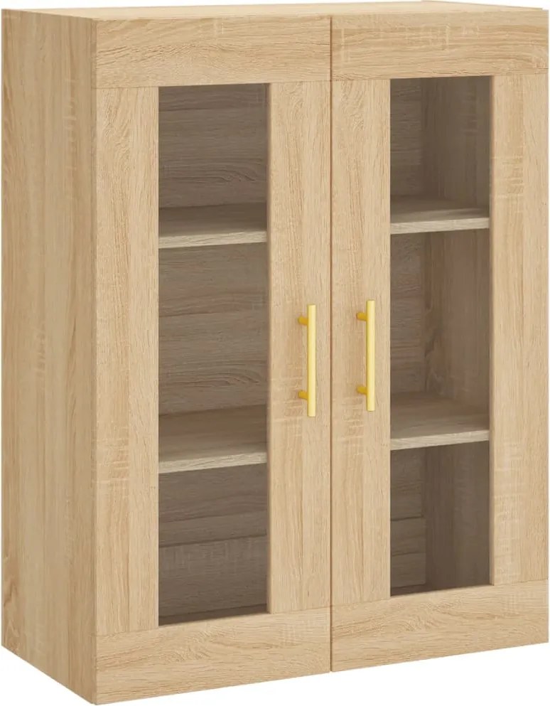 Skříň highboard dub sonoma 69,5 x 34 x 180 cm kompozitní dřevo 3198524