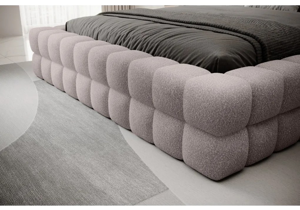 Eltap Čalouněná postel Dizzle Materiál a barva potahu: Touch 03 - šedá, Rozměry (cm): 140x200