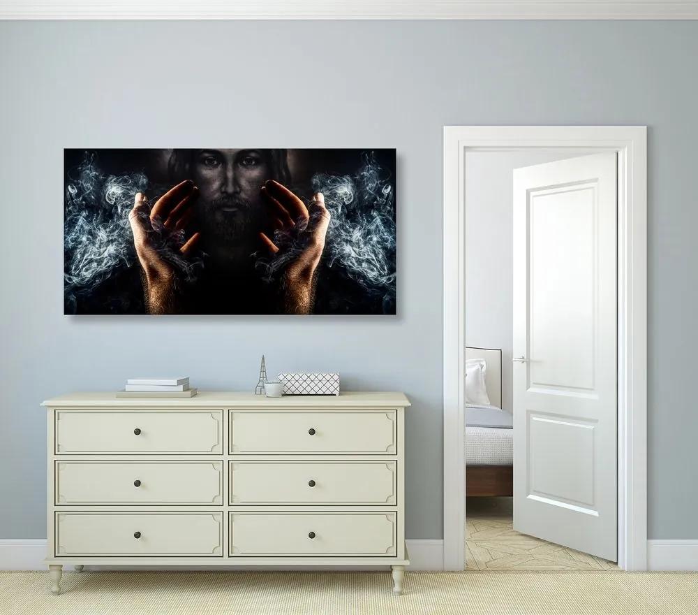 Obraz víra v Ježíše - 120x60 cm