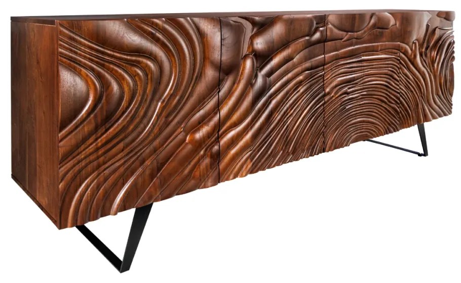 Massive home | Luxusní komoda FLUID z akáciového masivu 175cm