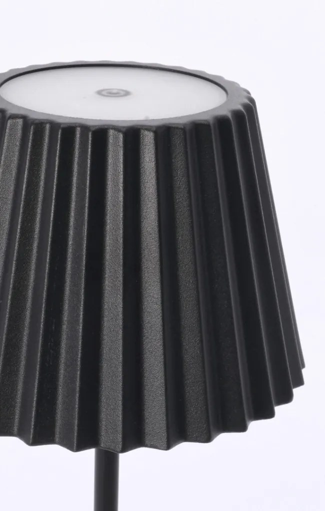 BIZZOTTO Zahradní stolní LED lampa ARTIKA 36 cm černá