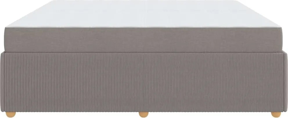 Rám postele Taupe 200 x 200 cm textil 3398435