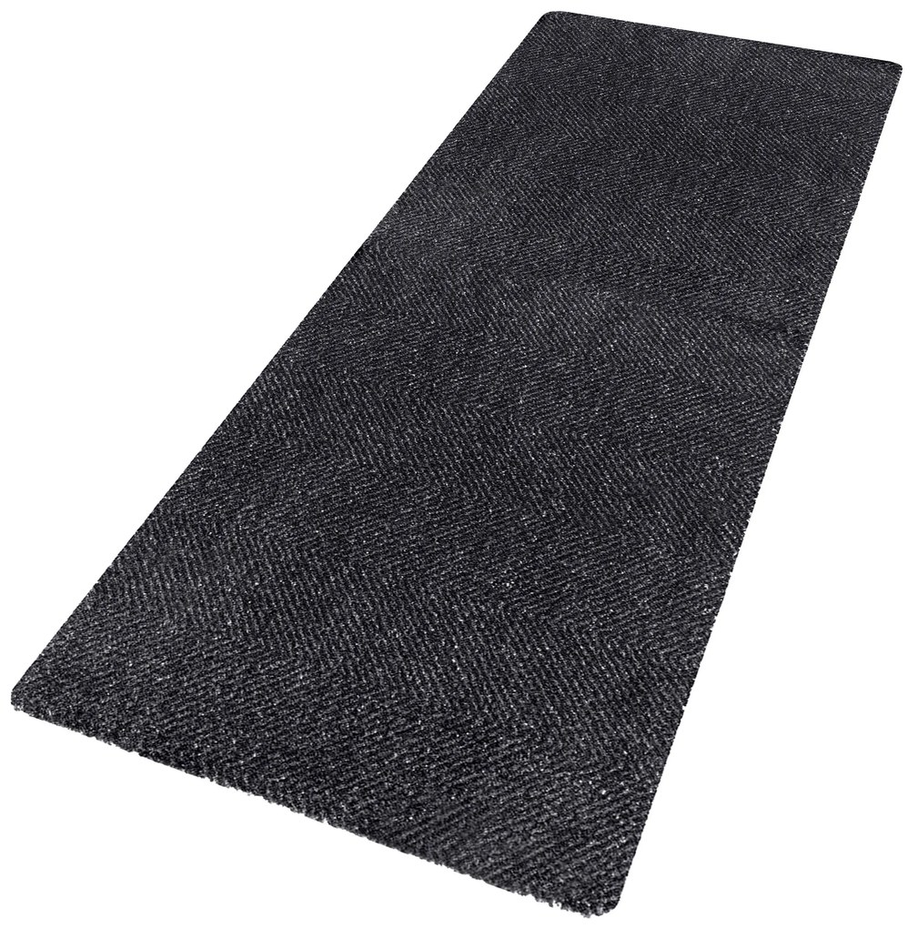 Hanse Home Collection koberce Rohožka Clean & Go 105350 Black Anthracite ROZMĚR: 45x67