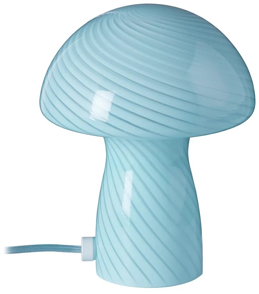 FUNGI TOWN Mini stolní lampa - sv. modrá