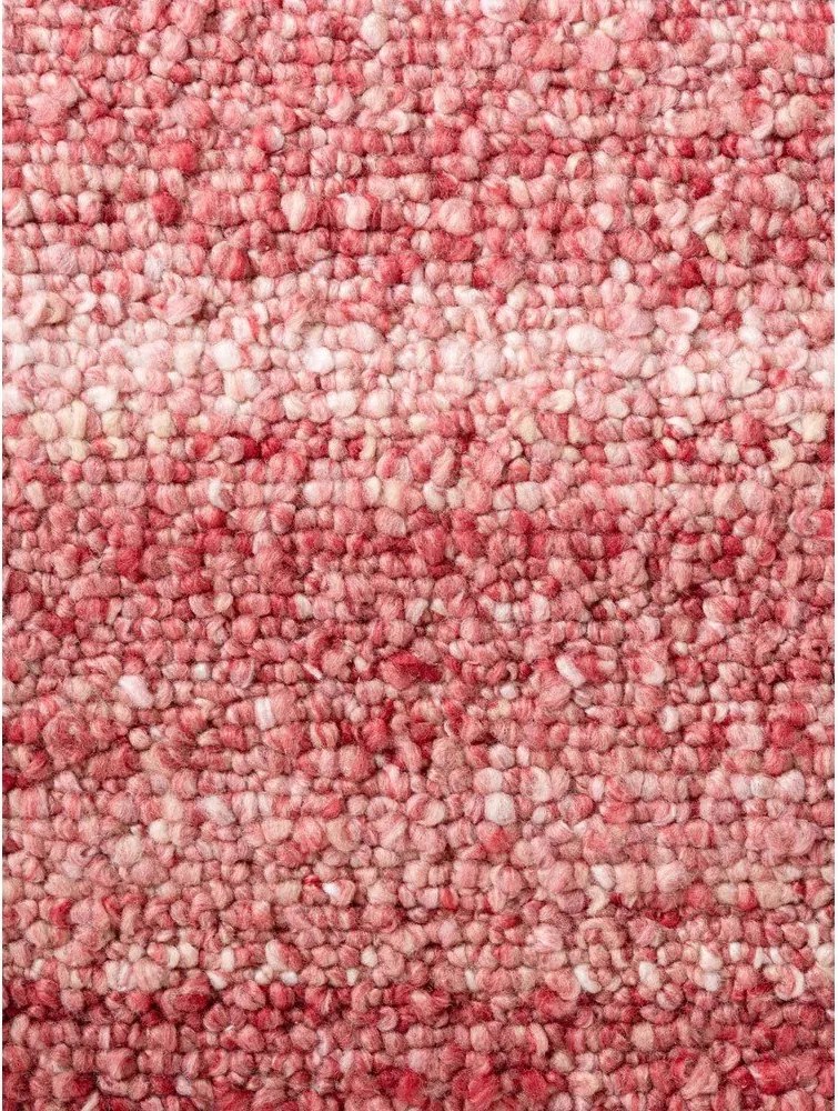 Tmavě růžový ručně tkaný běhoun z materiálu bouclé 80x200 cm Notting Hill Portobello – Ted Baker