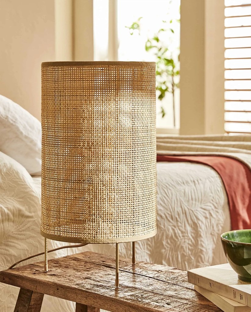 Toolight, noční lampa ve štýlu BOHO 19x31 cm GB2N21, hnědá, OSW-02800