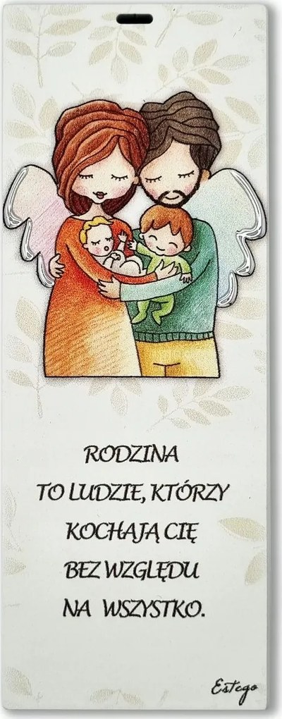 Le Graziose Obrázek malovaný sentence Rodina Velikost: 6x15 cm