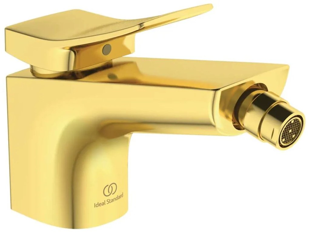 Ideal Standard Conca Tap - Bidetová baterie s výpustí, Brushed Gold BC760A2