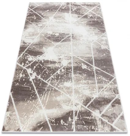 koberec CORE 1818 Geometrický Strukturální, dvě úrovně rouna, slono velikost 140x190 cm | krásné koberce cz