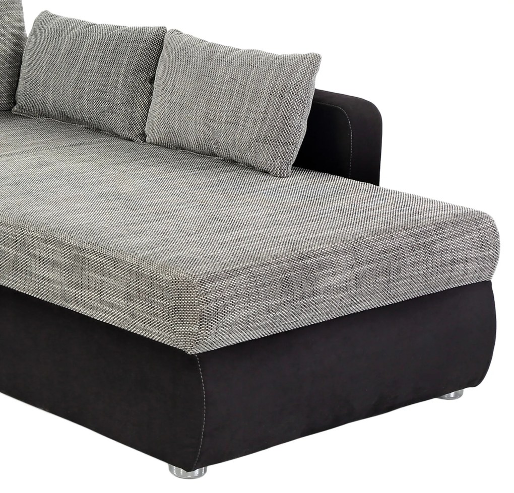Sconto Sedací souprava TAIFUN šedá/černá