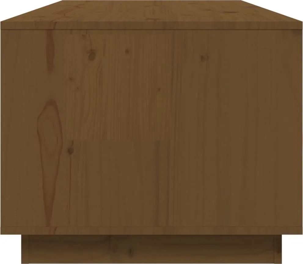 vidaXL Konferenční stolek 100 x 50 x 41 cm masivní borové dřevo [818273] Barva: medová hnědá