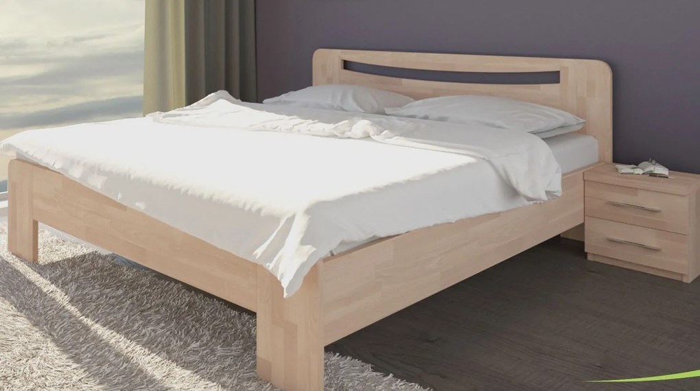 Texpol Dřevěná postel Sofia 200x140 Olše