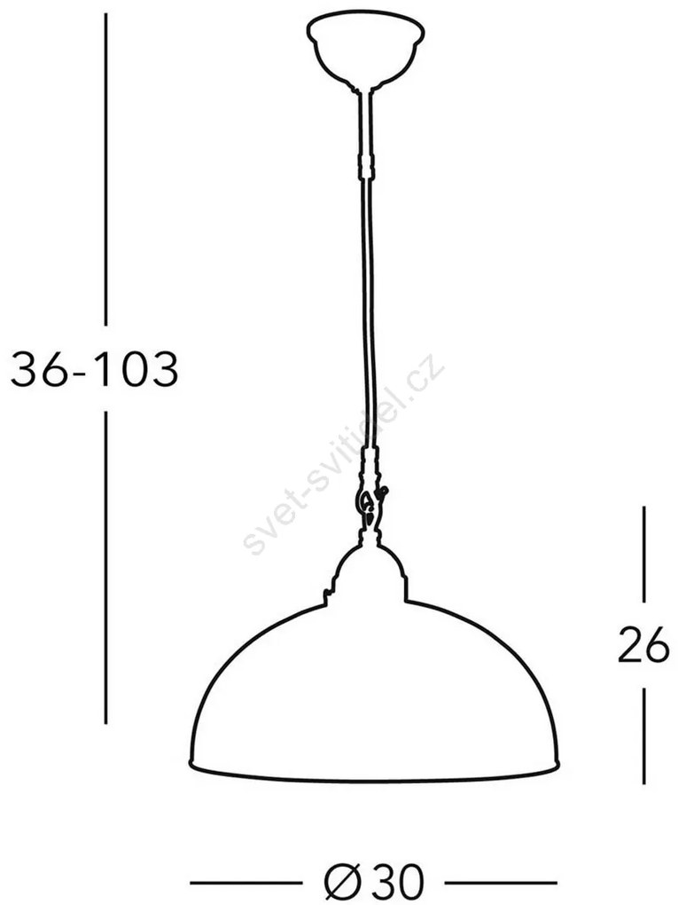 Kolarz Kolarz 731.30.54 - Lustr na lanku NONNA 1xE27/75W/230V KL0093