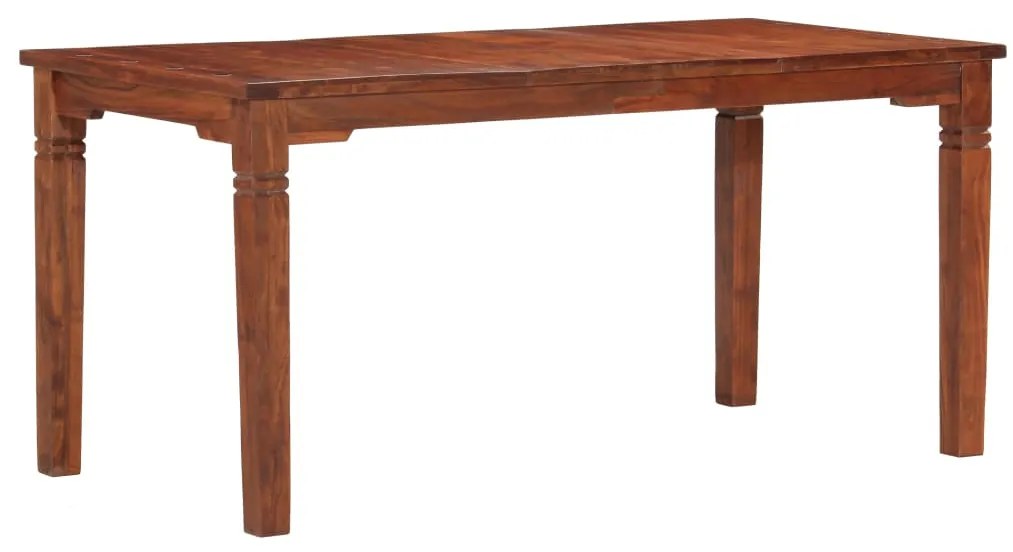 286254 vidaXL Jídelní stůl 160 x 80 x 76 cm masivní akáciové dřevo