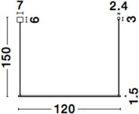 Závěsné LED svítidlo NOVA LUCE ELETTRA 20W 3000K 9088102