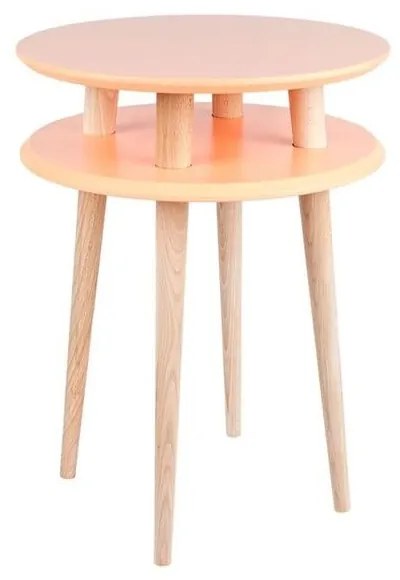 Oranžový konferenční stolek Ragaba UFO, ⌀ 45 cm