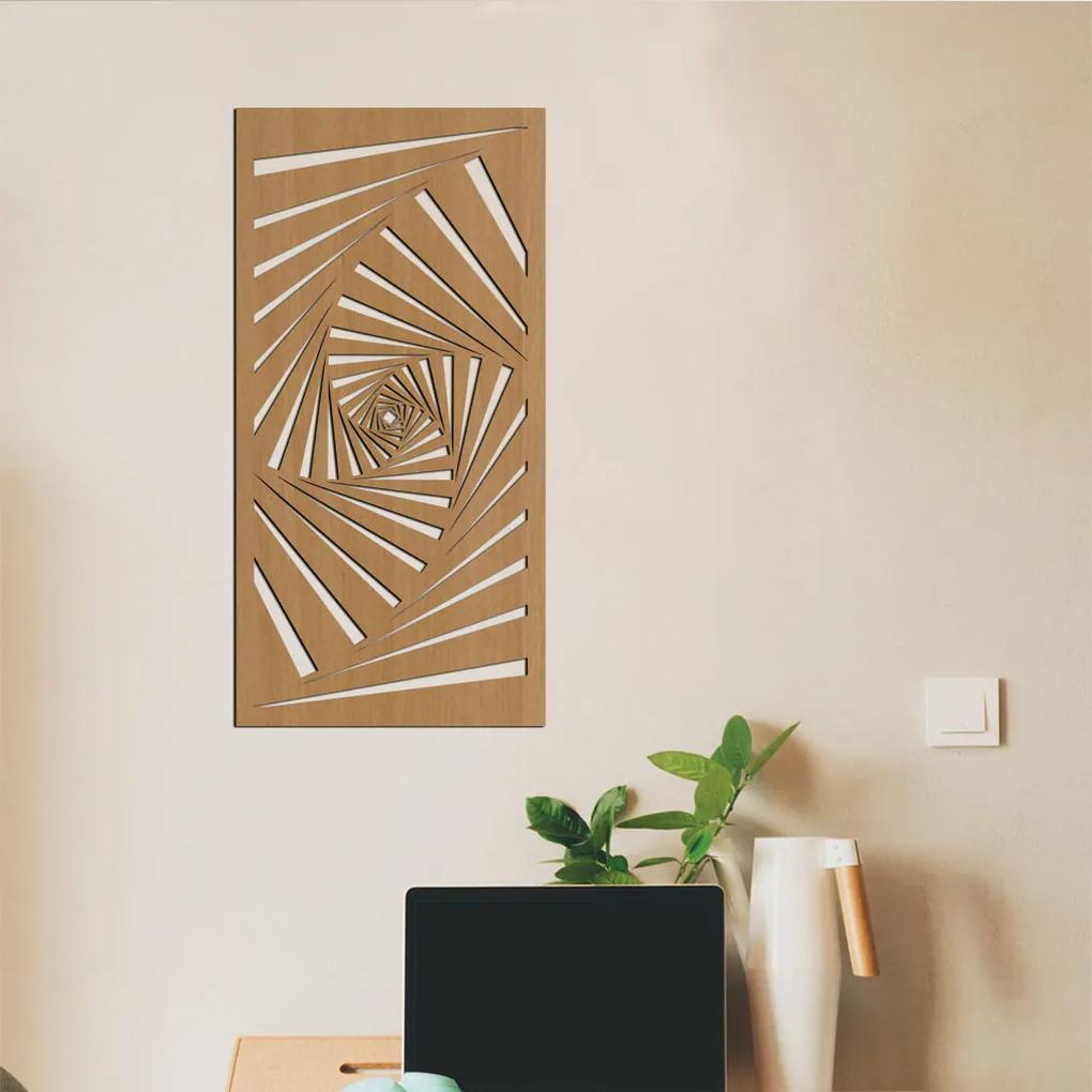 dřevo života Dřevěný dekorační panel na zeď SCHODIŠTĚ Rozměry (cm): 20x40, Barevný vzor: Buk