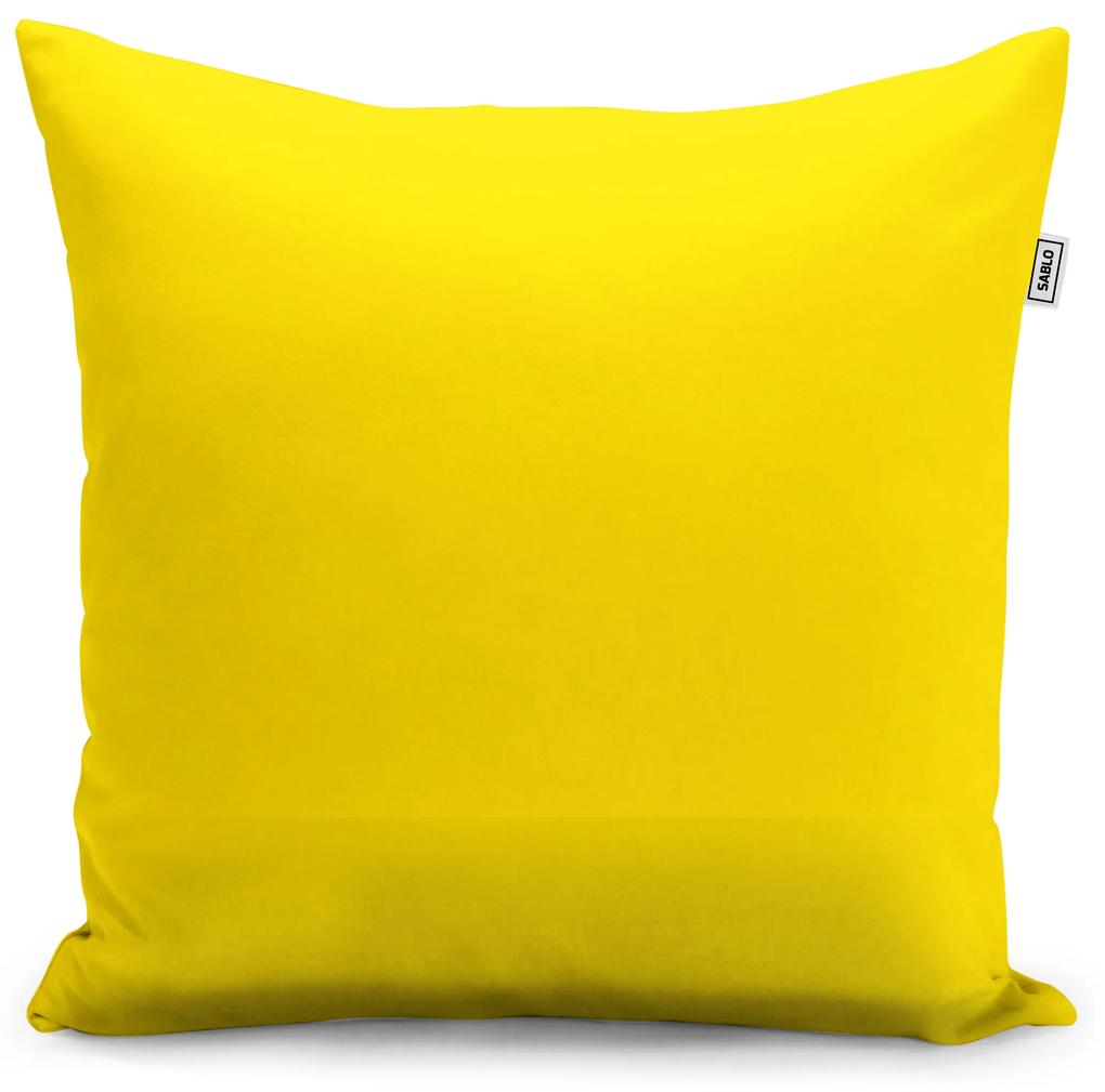Polštářek - Žlutá 60x60 cm