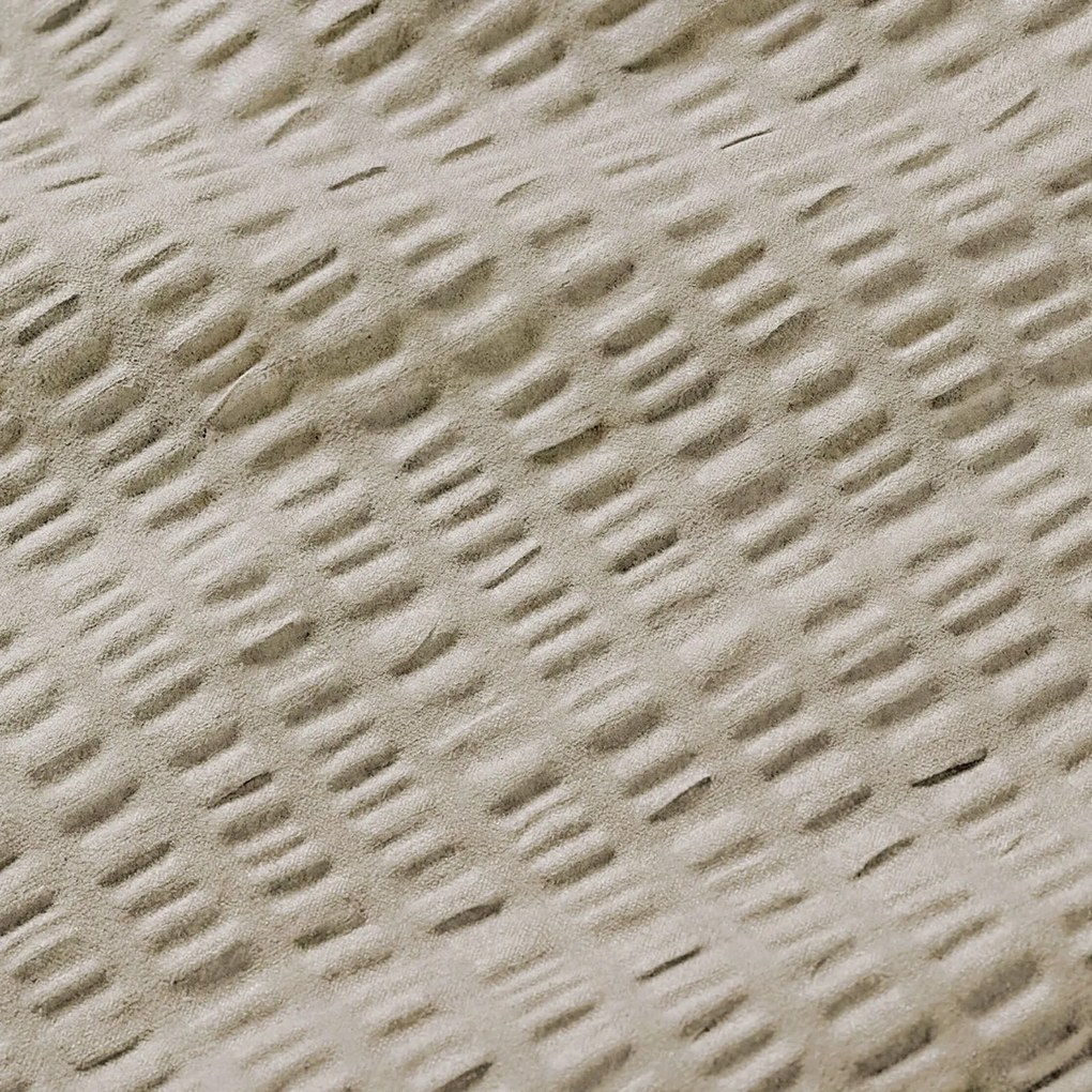 Krepové perkálové povlečení Jednobarevné - béžové Velikost: 140 x 200 + 70 x 90