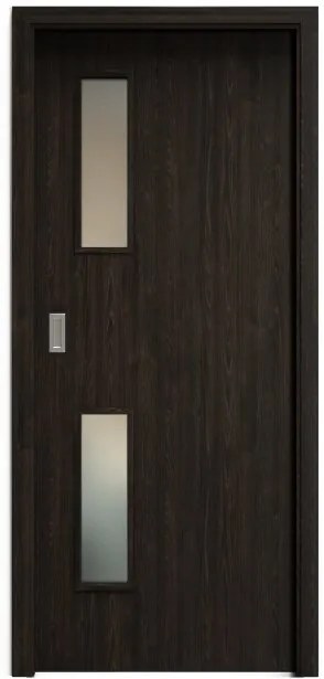 SAPELI ELEGANT KOMFORT M32 - CPL LAMINÁT - POSUVNÉ DVEŘE VČ. ZÁRUBNĚ - Wenge Průchozí šířka (cm): 100, Průchozí výška (cm): 210, Typ skla: Planibel bronz