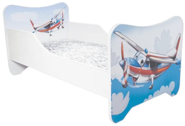 TopBeds dětská postel s obrázkem 140x70 - Letadlo