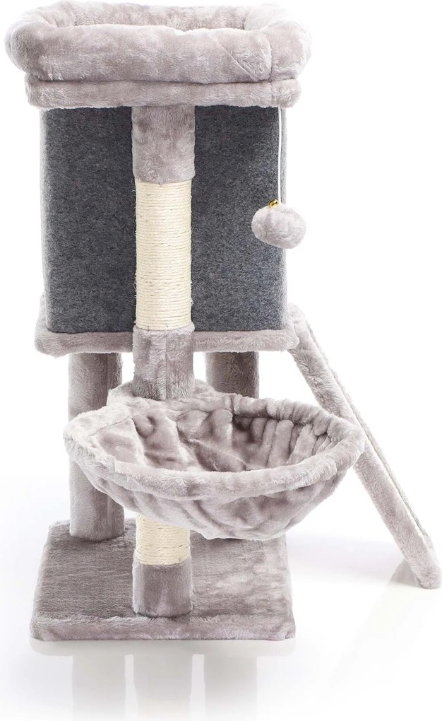 Škrabadlo pro kočky fudajo – 71,5 cm, šedá (64235)