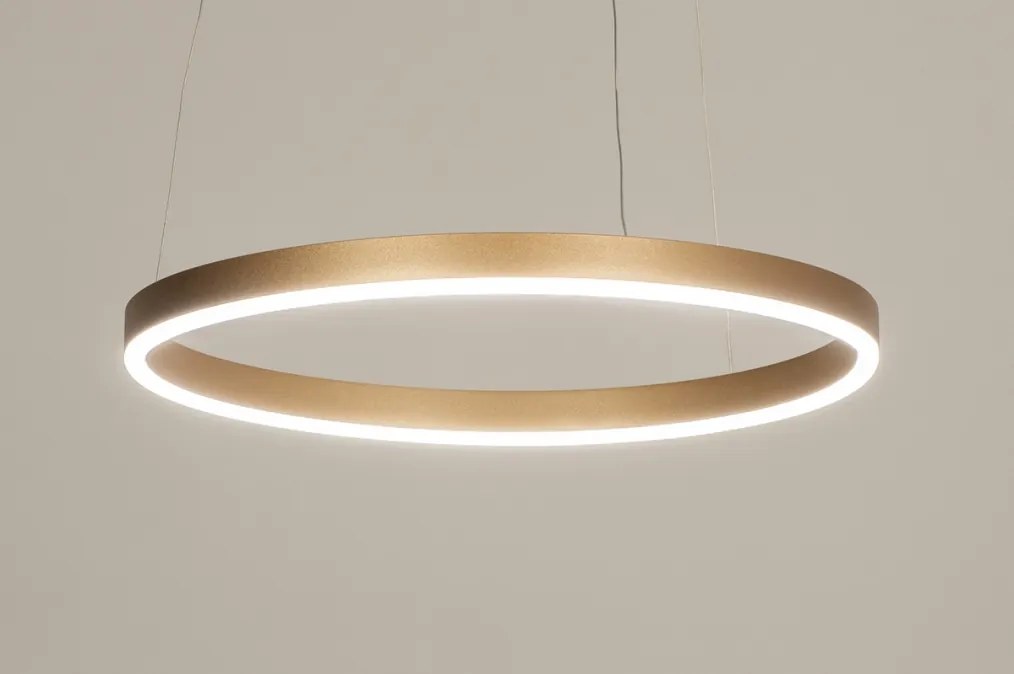 Závěsné designové LED svítidlo nad stůl Opus Gold 39