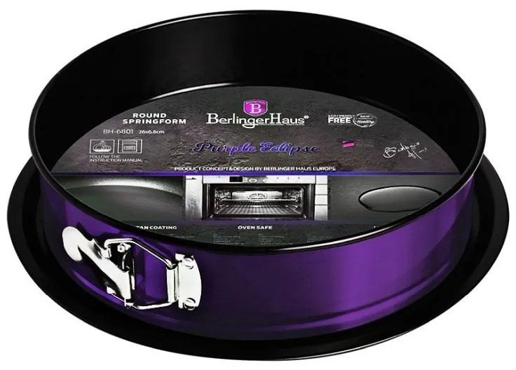 BERLINGERHAUS Forma na dort s nepřilnavým povrchem 2v1 Purple Metallic Line BH-6801