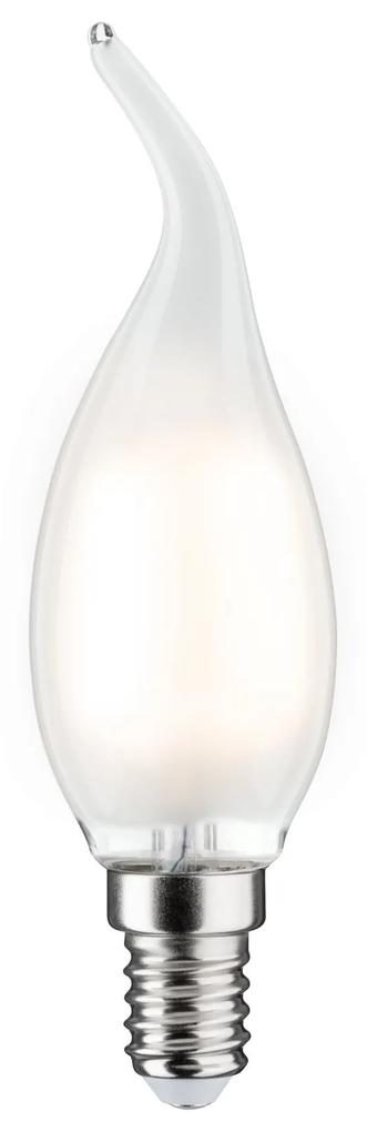 Paulmann 28688 LED filament žárovka svíčka, mléčná, 4,8W LED, E14, výška 12cm, stmívatelná