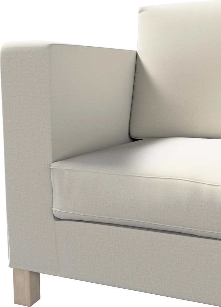 Potah na pohovku IKEA Karlanda 3-místná nerozkládací, krátký barva šedá látka sametová