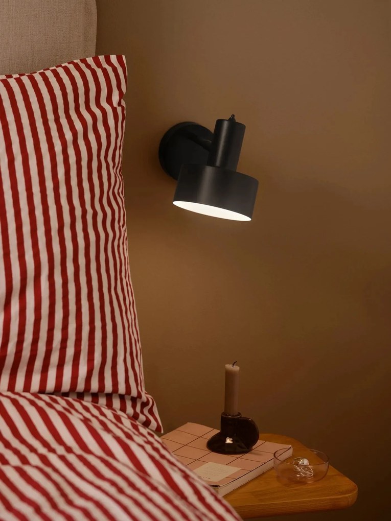 Černé nástěnné svítidlo Matis pro žárovku E27  - Nordlux